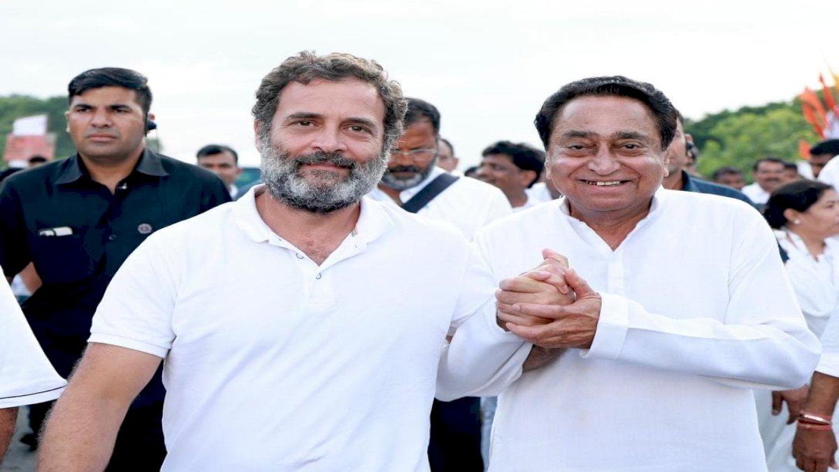 बेल्लारी पहुंचकर भारत जोड़ो यात्रा में शामिल हुए कमलनाथ, राहुल संग ...